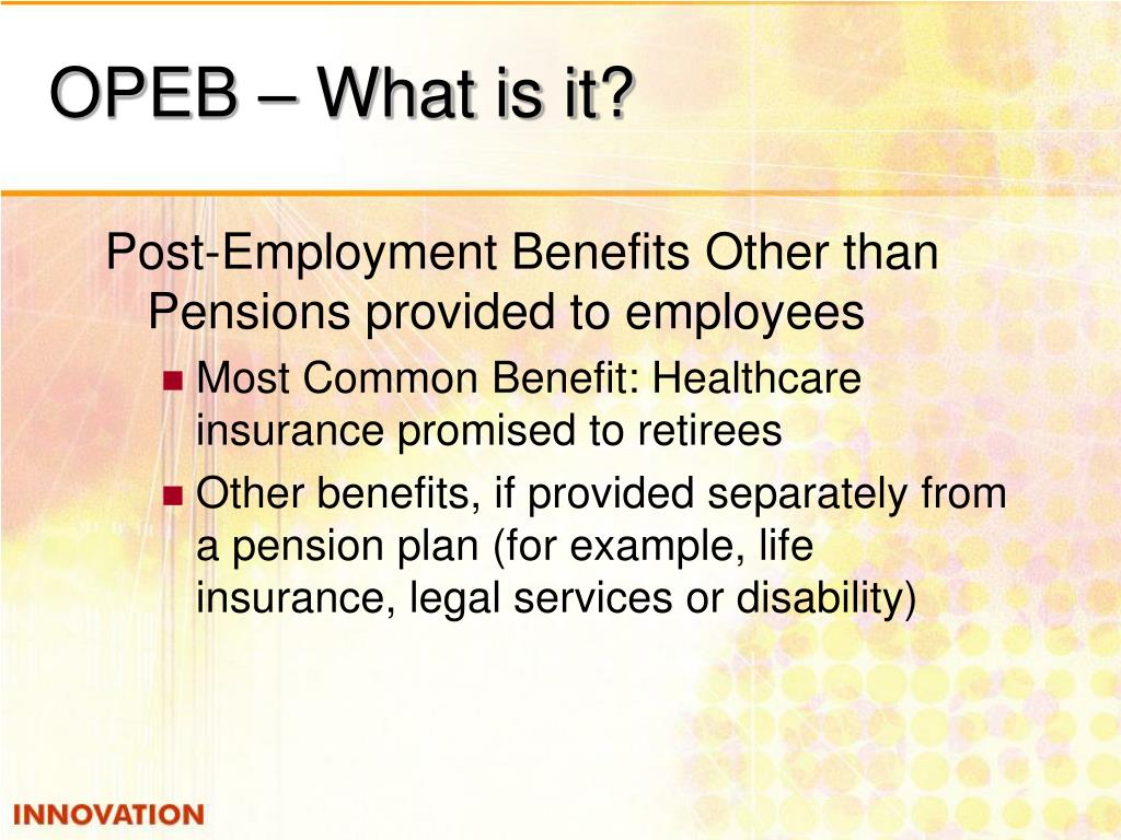 PPT - GASB 43 & 45: Other Post-Employment Benefits PowerPoint ...