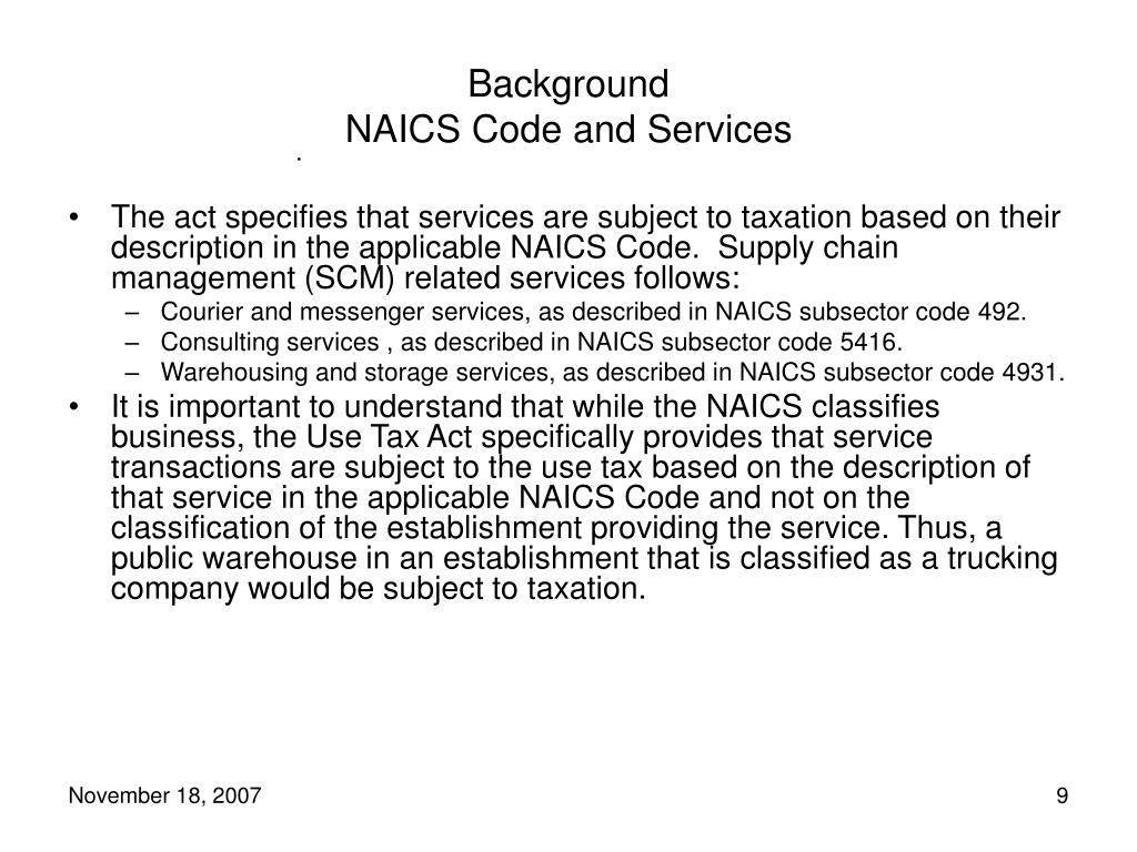 PPT - Economic Impact of PA 93 of 2007 on Supply Chain Activities in ...