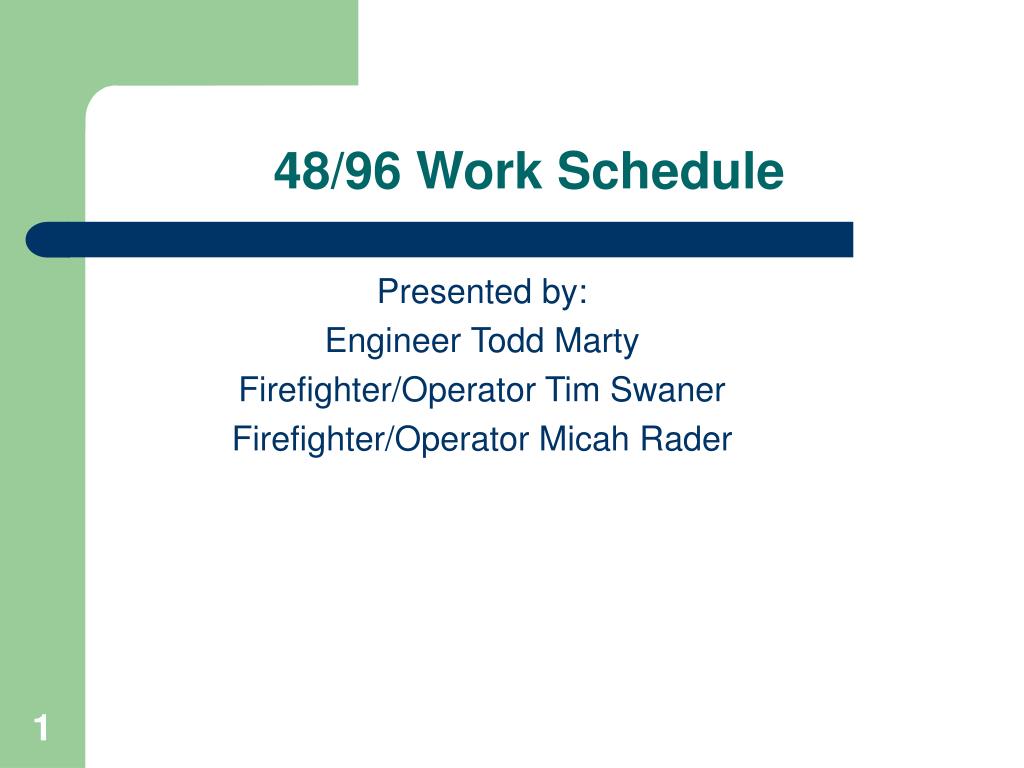 PPT 48 96 Work Schedule PowerPoint Presentation Free Download ID PPT 48 96 Work Schedule PowerPoint Presentation Free Download ID