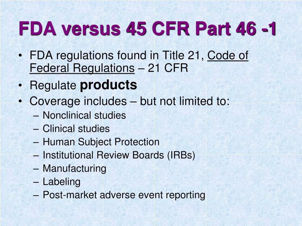 PPT - FDA Regulation of Pharmaceuticals and Devices PowerPoint ...