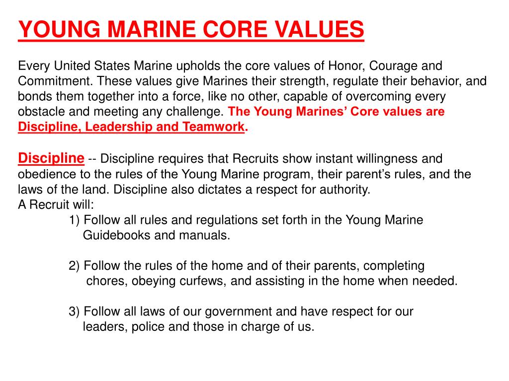 PPT - Etowah Valley Young Marines PowerPoint Presentation, free ...