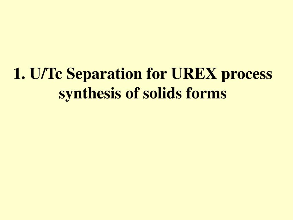 PPT - Research performed at UNLV on the chemistry of Technetium in the ...