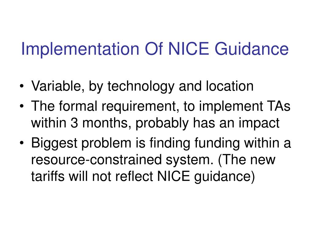 PPT - HEALTH TECHNOLOGY ASSESSMENT Has the UK got it right? PowerPoint ...