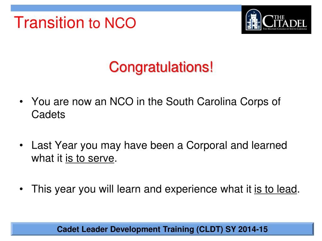 PPT - Noncommissioned Officer (NCO) ROLES AND RESPONSIBILITIES ...