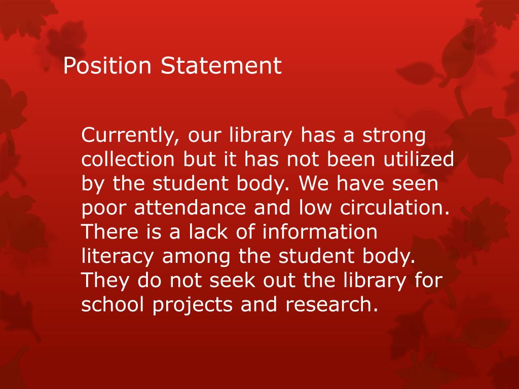 PPT - Morton East High School Library Marketing Plan PowerPoint ...