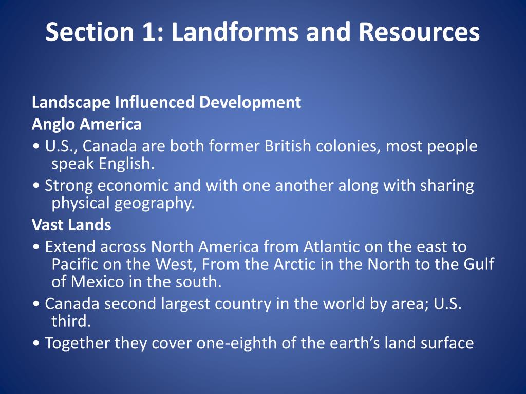 PPT - Chapter 5 Physical Geography of the United States and Canada: A ...