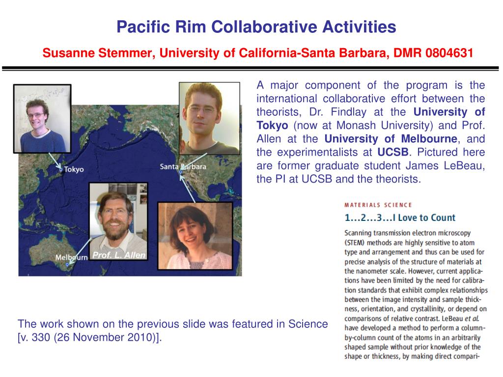 PPT - A Scale for Atoms Susanne Stemmer, University of California-Santa ...