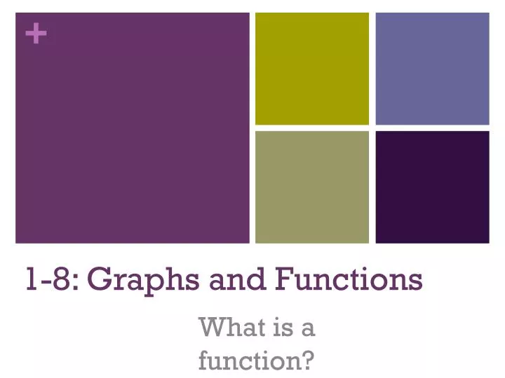 PPT - 1-8: Graphs and Functions PowerPoint Presentation, free download ...