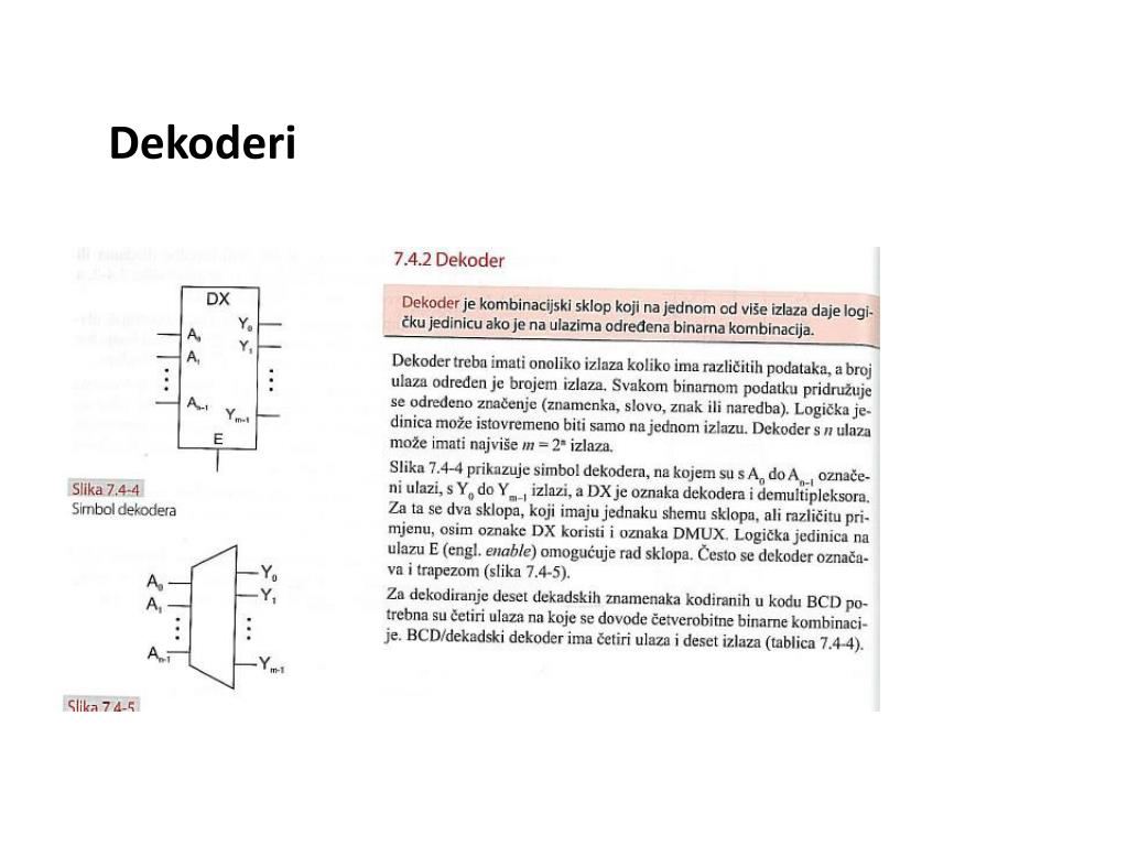 PPT - Sklopovi za kodiranje i dekodiranje PowerPoint Presentation, free ...
