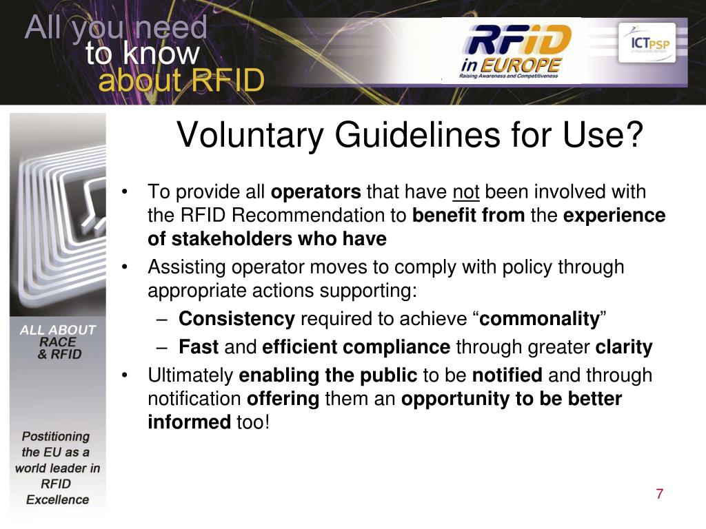 PPT - Common European Sign RFID in Europe Conference 29-31 Mars 2011 ...