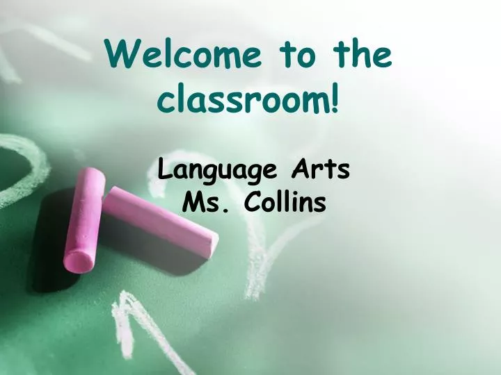 PPT - Welcome to the classroom! PowerPoint Presentation, free download ...