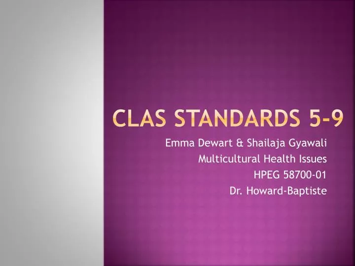 PPT - CLAS Standards 5-9 PowerPoint Presentation, free download - ID ...