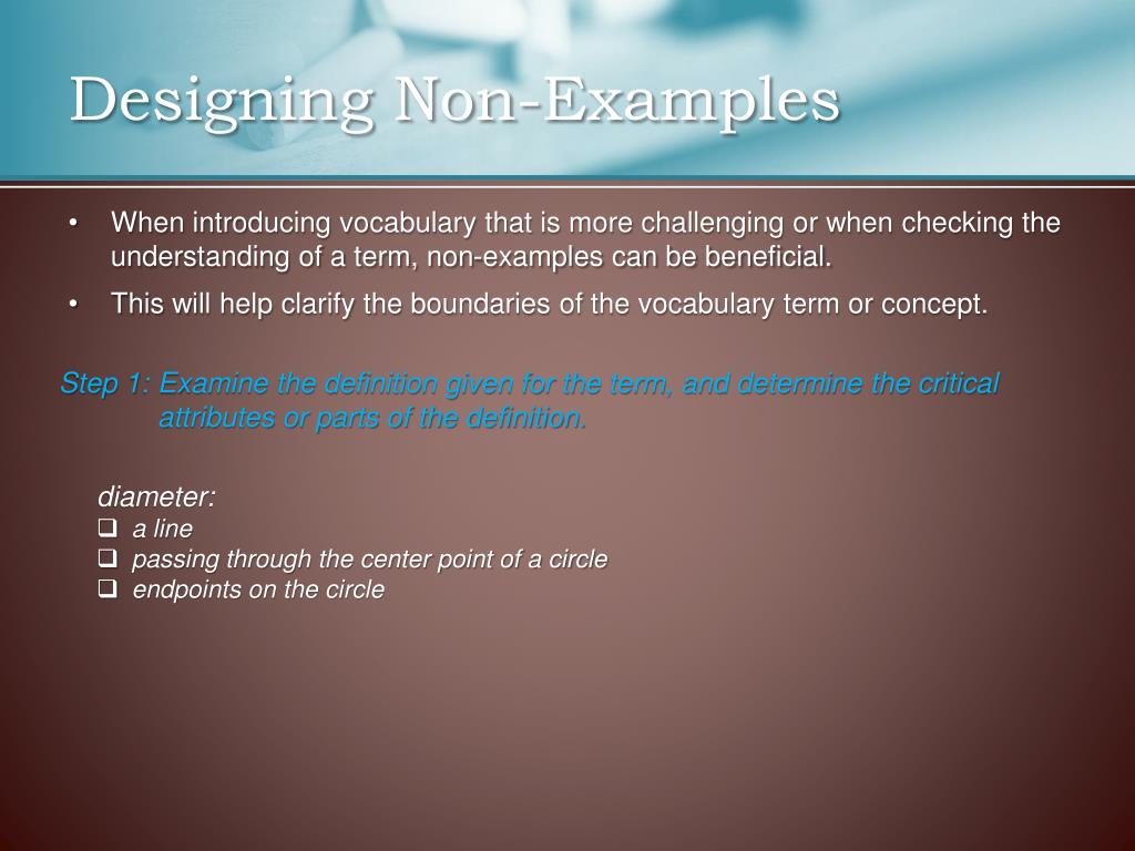 PPT - ACTIVITY 3 – Designing Lessons Vocabulary & Concepts PowerPoint ...