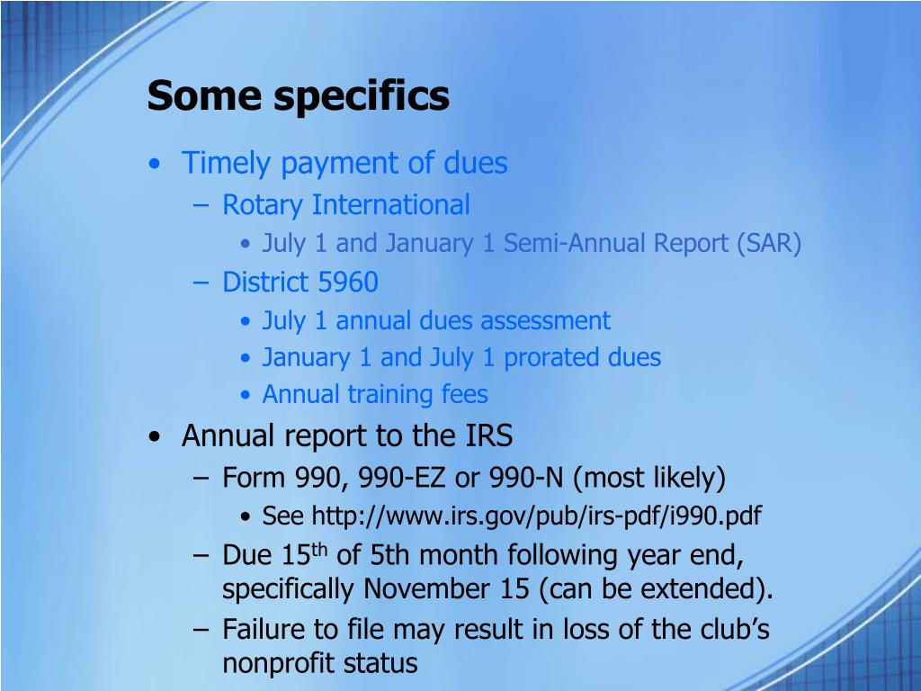 PPT - Rotary Club Treasurer PowerPoint Presentation, free download - ID ...