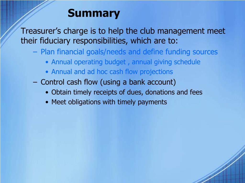 PPT - Rotary Club Treasurer PowerPoint Presentation, free download - ID ...