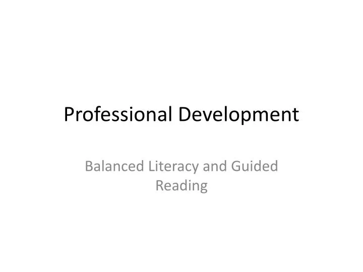 PPT - Professional Development PowerPoint Presentation, free download ...