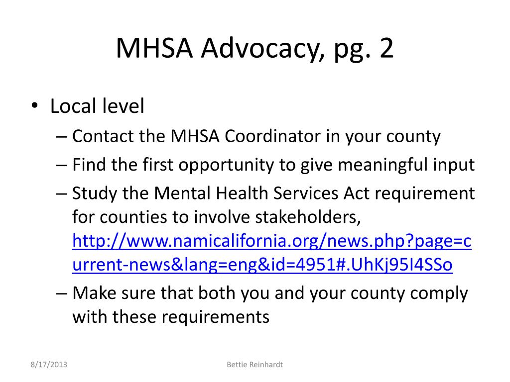 PPT - California Mental Health Policy Issues PowerPoint Presentation ...
