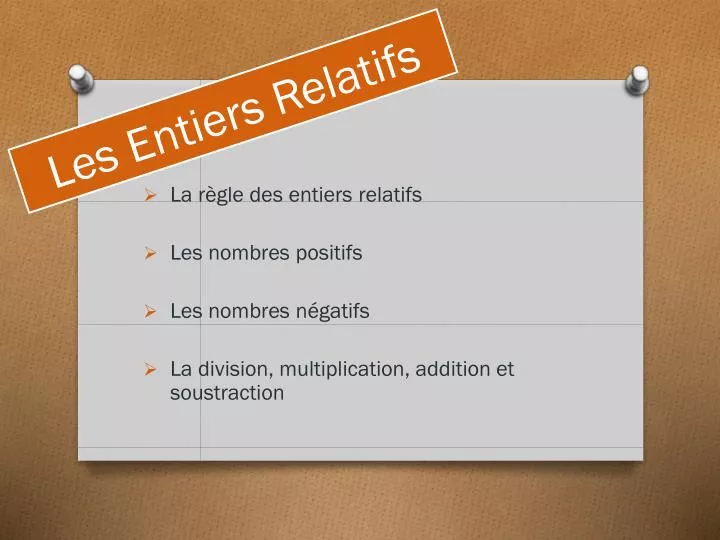 PPT - Les Entiers Relatifs PowerPoint Presentation, free download - ID ...