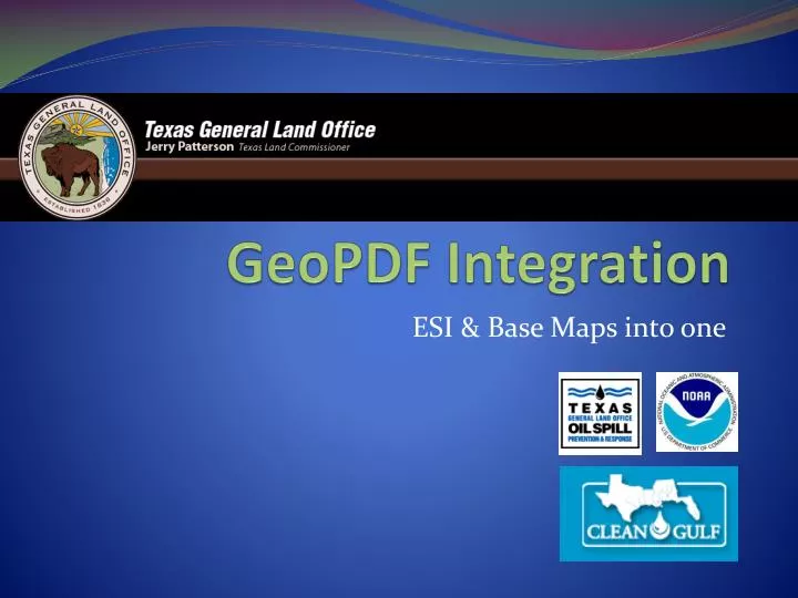 PPT - GeoPDF Integration PowerPoint Presentation, free download - ID ...