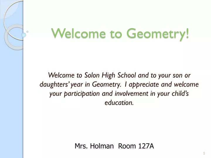 PPT - Welcome to Geometry! PowerPoint Presentation, free download - ID ...