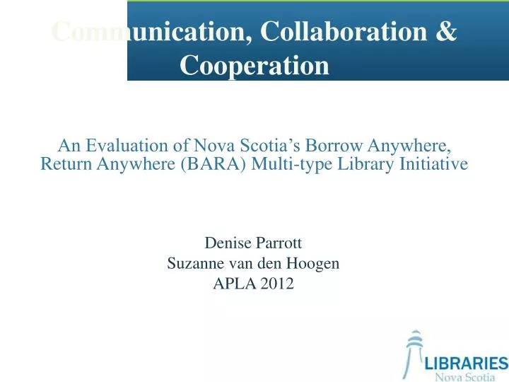 PPT - Communication, Collaboration & Cooperation PowerPoint ...
