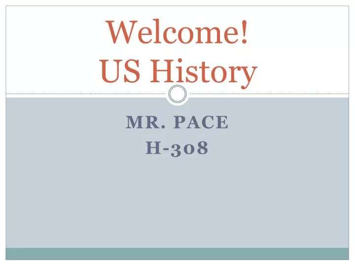 PPT - Welcome! US History PowerPoint Presentation, free download - ID ...