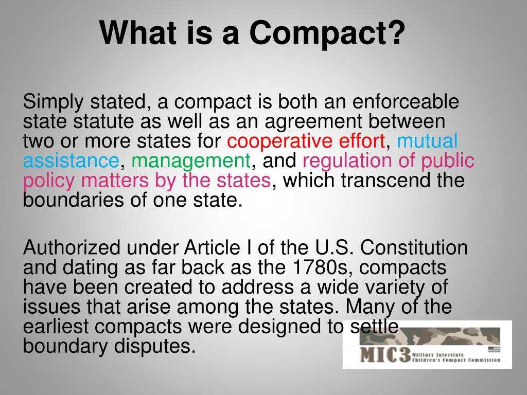 PPT - Interstate Compact on Educational Opportunity for Military ...