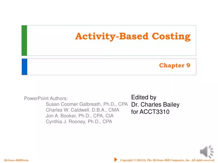 PPT - Activity-Based Costing PowerPoint Presentation, free download - ID:3234131