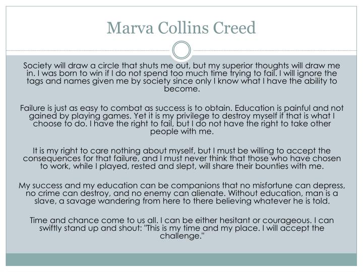 PPT - Marva Collins PowerPoint Presentation - ID:3234187
