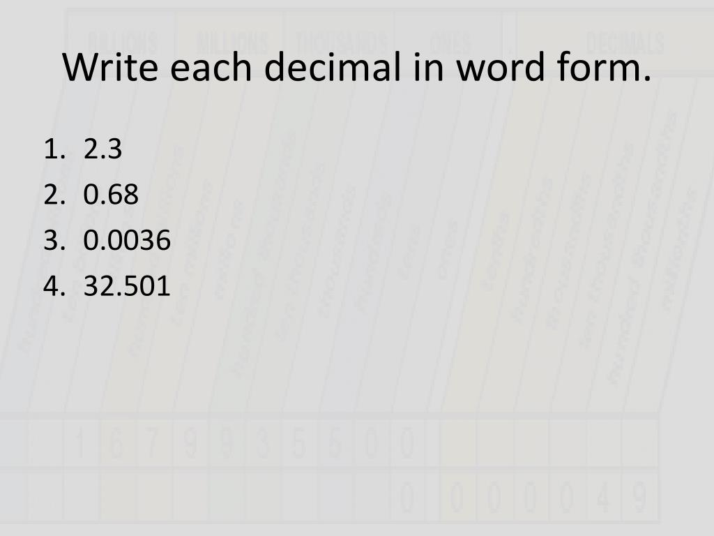 PPT - Decimal Place Value Review PowerPoint Presentation, free download ... PPT - Decimal Place Value Review PowerPoint Presentation, free download ...