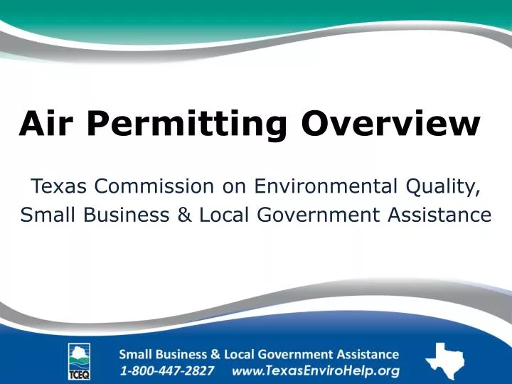 PPT - Air Permitting Overview . PowerPoint Presentation, free download ...
