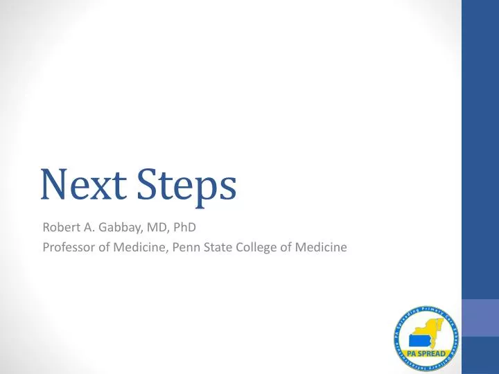 PPT - Next Steps PowerPoint Presentation, free download - ID:3234538