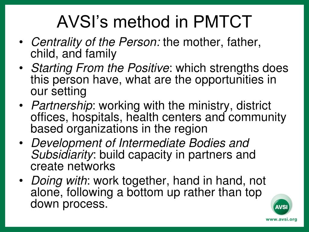 PPT - Prevention of Mother to Child Transmission of HIV (PMTCT) in ...