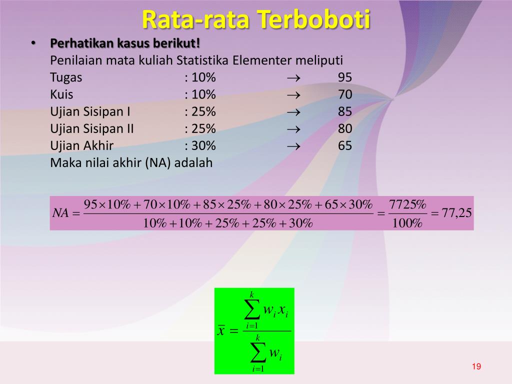 PPT - UKURAN PEMUSATAN Rata-rata, Median, Modus Oleh: ENDANG LISTYANI ...