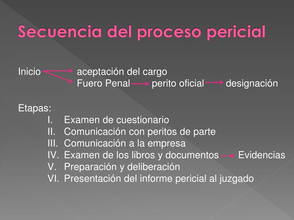 PPT - PERICIAS CONTABLES DEL FUERO PENAL PowerPoint Presentation, free ...