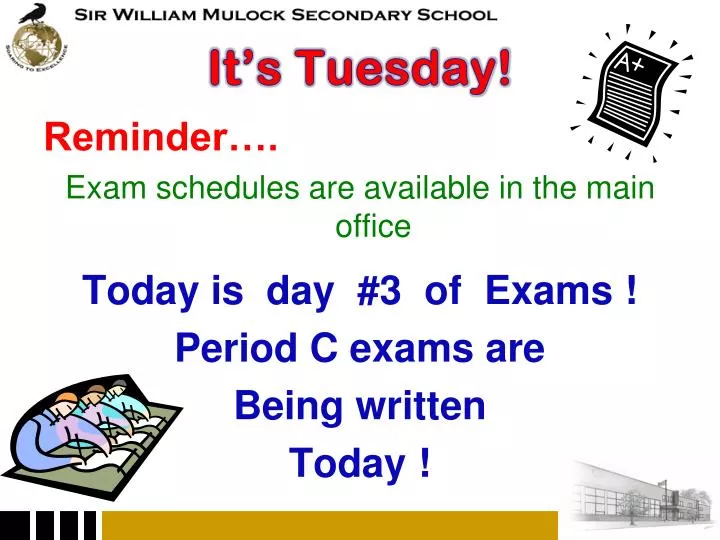 PPT - It’s Tuesday! PowerPoint Presentation, free download - ID:3236204