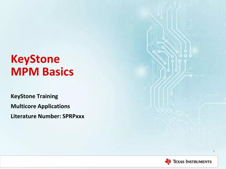 PPT - KeyStone MPM Basics PowerPoint Presentation, free download - ID:3236363