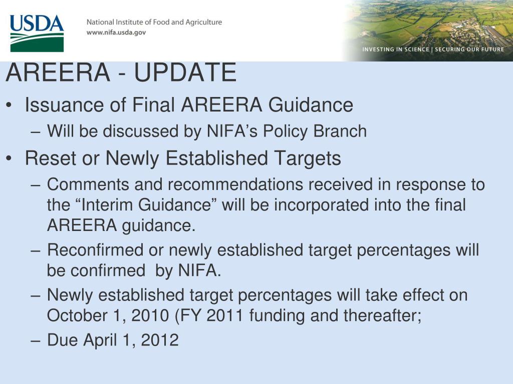 PPT - Agricultural Research, Extension and Education Reform Act ...