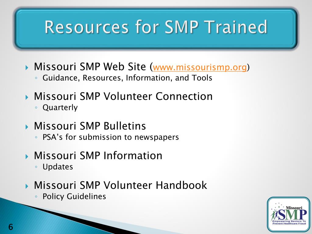 PPT - What is SMP? (Senior Medicare Patrol) PowerPoint Presentation ...