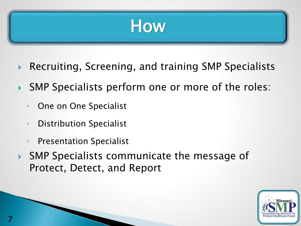 PPT - What is SMP? (Senior Medicare Patrol) PowerPoint Presentation ...