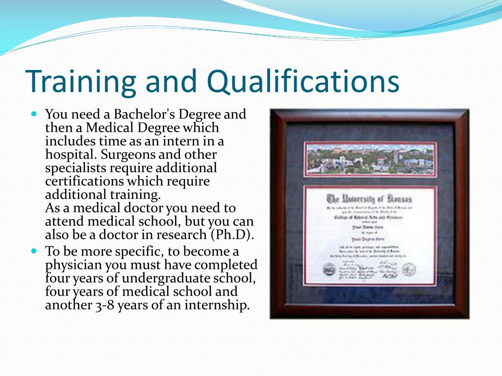 PPT - Road To My Career: Becoming a Medical Physician PowerPoint ...
