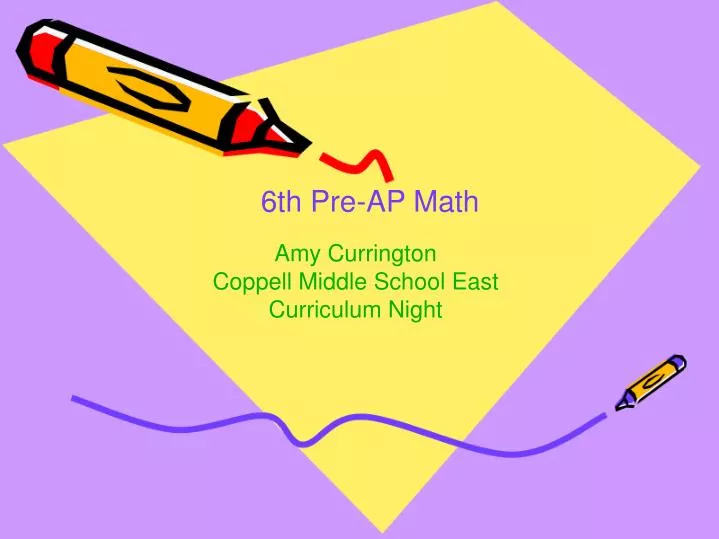PPT - 6th Pre-AP Math PowerPoint Presentation, free download - ID:3236848