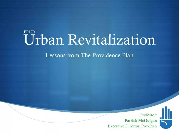 PPT - Urban Revitalization PowerPoint Presentation, free download - ID ...