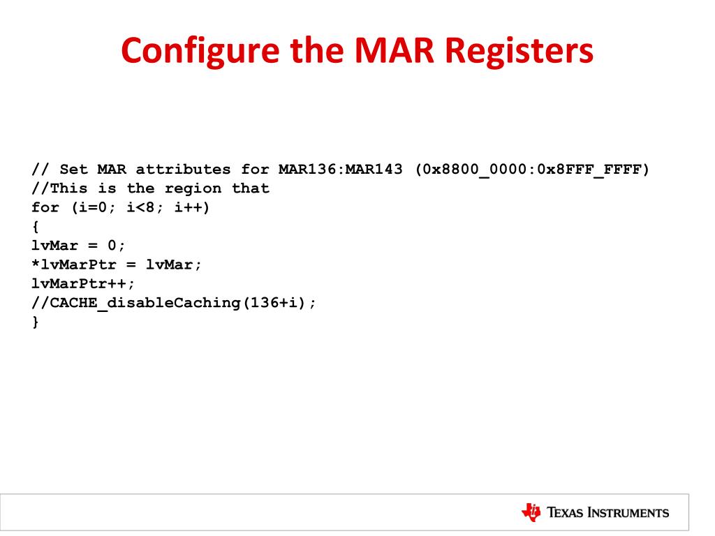 PPT - Extended Memory Controller (XMC) and the MPAX Registers ...