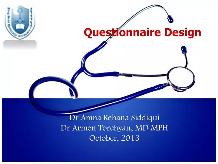 PPT - Questionnaire Design PowerPoint Presentation, free download - ID ...