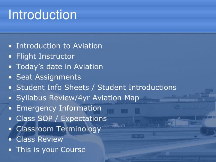PPT - Intro to Aviation PowerPoint Presentation - ID:3238155