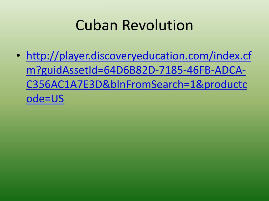 PPT - Latin America: Cuban Revolution & Zapatistas PowerPoint ...