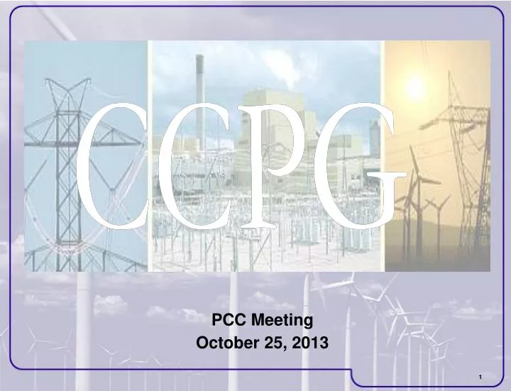 PPT - PCC Meeting October 25, 2013 PowerPoint Presentation, free ...