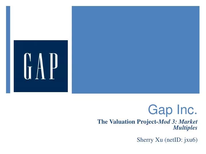 PPT - Gap Inc. PowerPoint Presentation, free download - ID:3239878