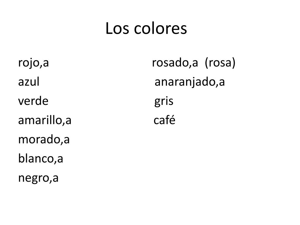 PPT - Español 1 Capitulo 2 Vocabulario 1 Describing People ( Adjetivos ...